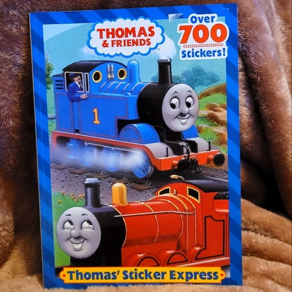 Golden Books | Other | Thomas Friends Thomas Sticker Express Coloring ...